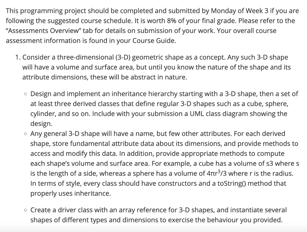 Solved This programming project should be completed and | Chegg.com