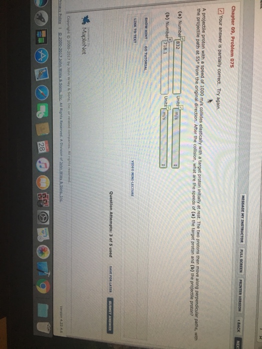 Solved Your Answer Is Partially Correct Try Again A