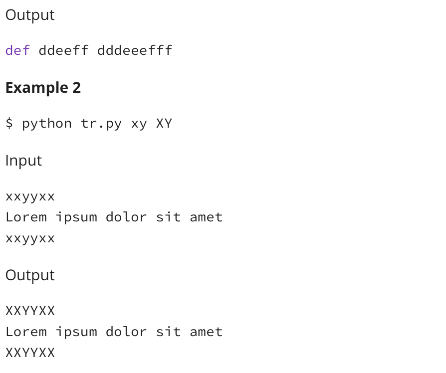 Solved Translate We know the tr command allows you to | Chegg.com