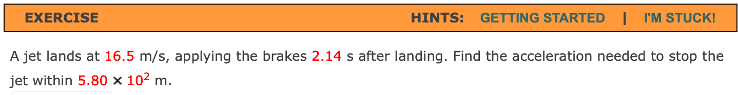 Solved EXERCISE HINTS: GETTING STARTED I I'M STUCK! A jet | Chegg.com