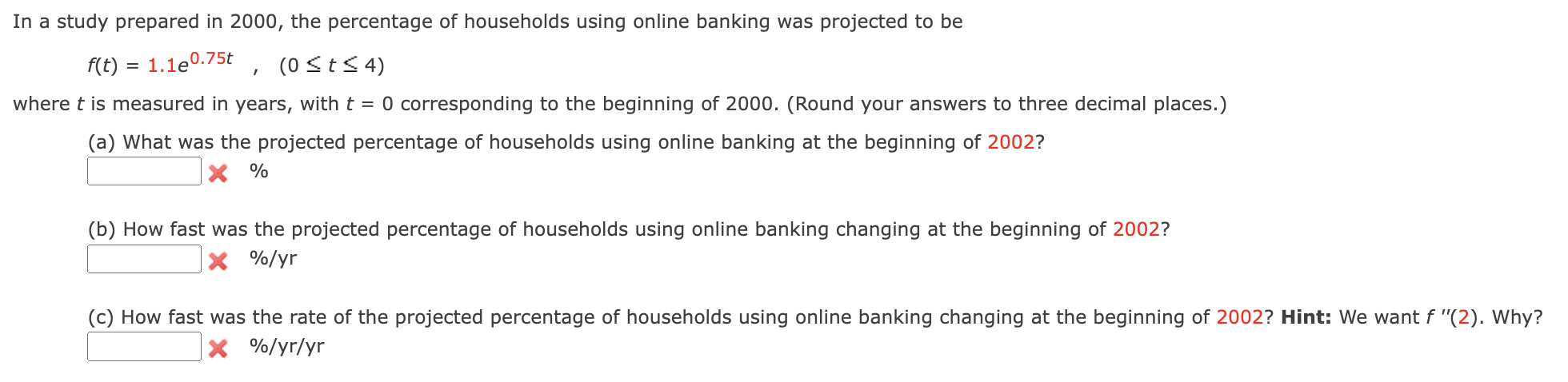 Solved In a study prepared in 2000 , the percentage of | Chegg.com