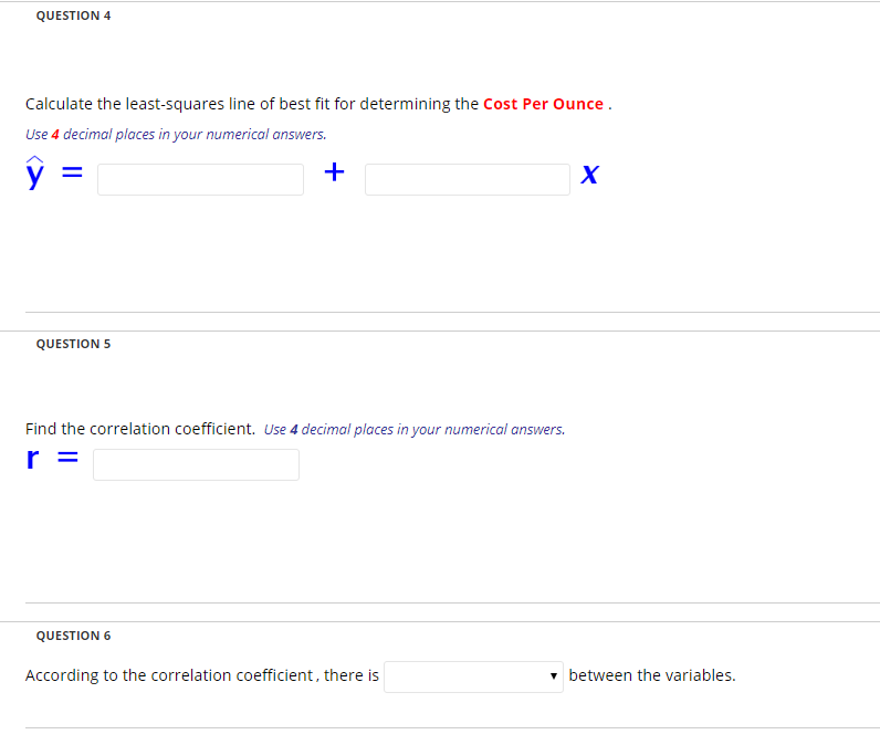 Solved Question 1 The Sum Of Squared Errors For A Data Set 