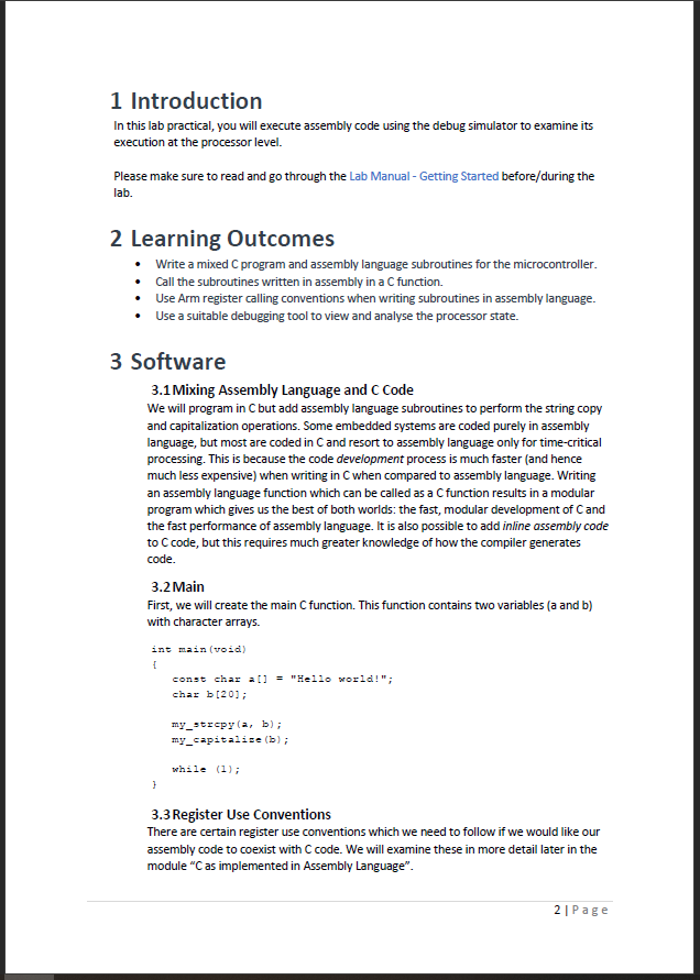 Solved 1 Introduction In this lab practical, you will | Chegg.com