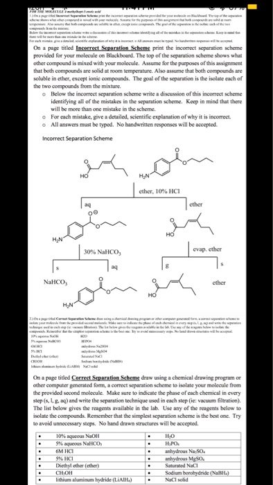 Solved On a page titled Incorrect Scparation Scheme print | Chegg.com