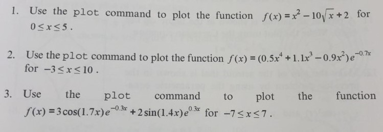 Solved How To Write And Solve Question 1 And Question3 In