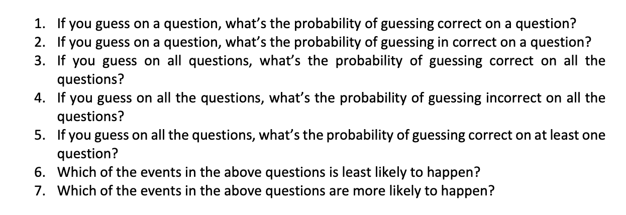 Solved 3 questions each with 4 possible answers (a), (b), | Chegg.com