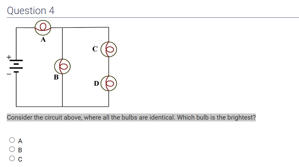 Solved Question 4 Consider the circuit above, where all the | Chegg.com