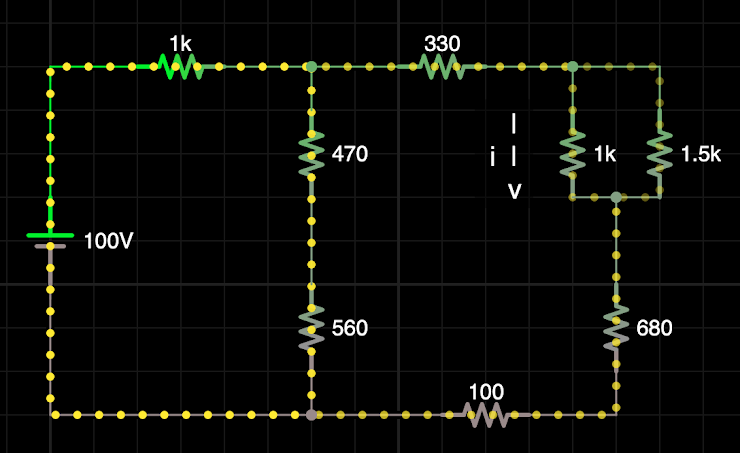 Solved Find the current i in the circuit (with Kirchhoff | Chegg.com
