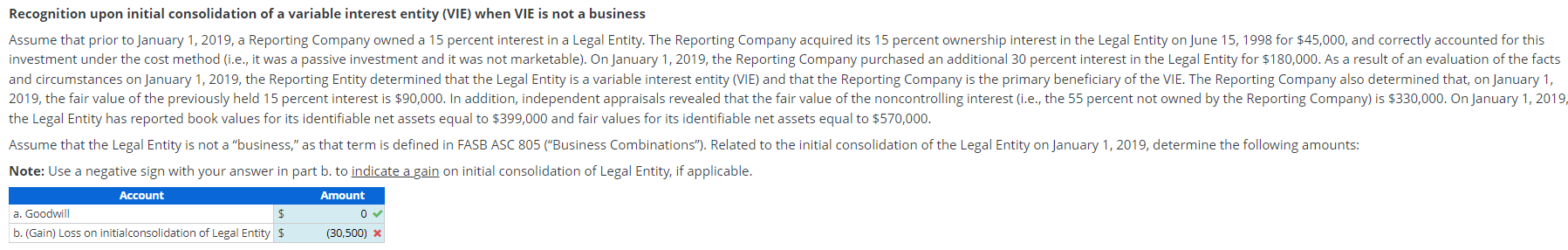 Solved Recognition upon initial consolidation of a variable | Chegg.com