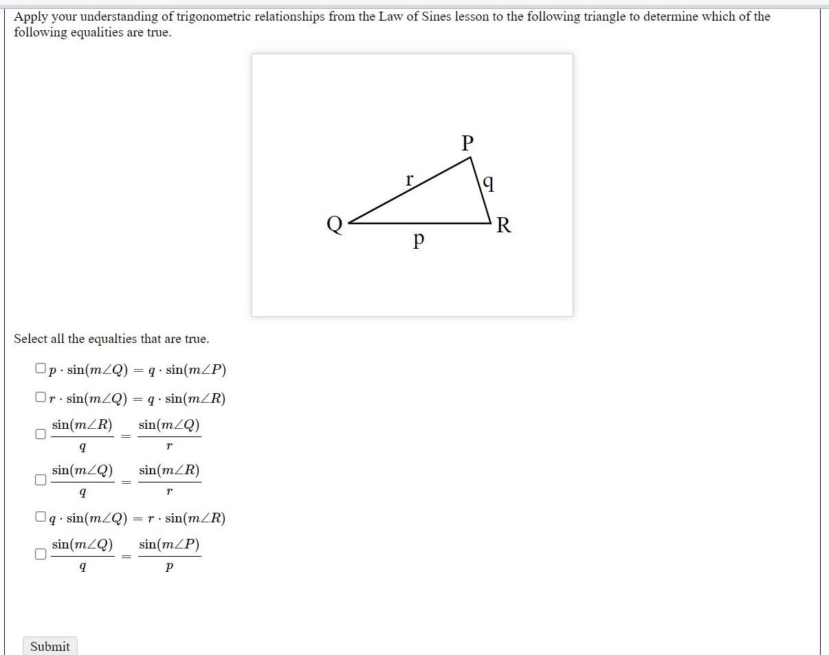 Solved Apply Your Understanding Of Trigonometric 