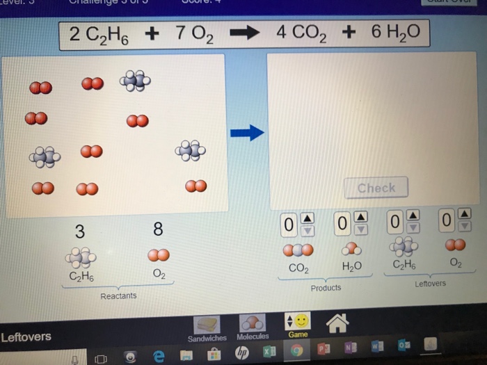 Solved What are the balanced products and leftovers? | Chegg.com