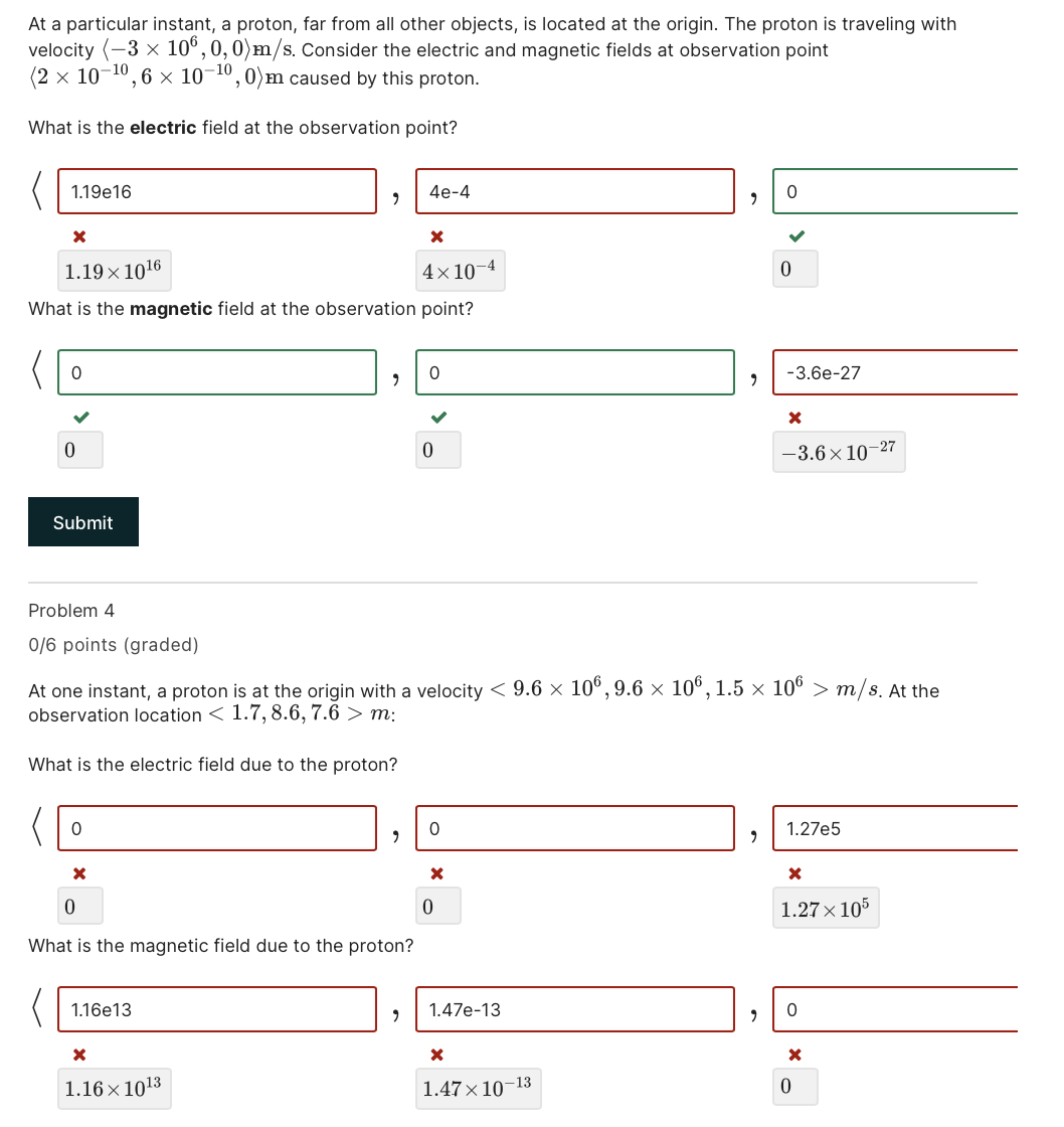 Solved At a particular instant, a proton, far from all other | Chegg.com