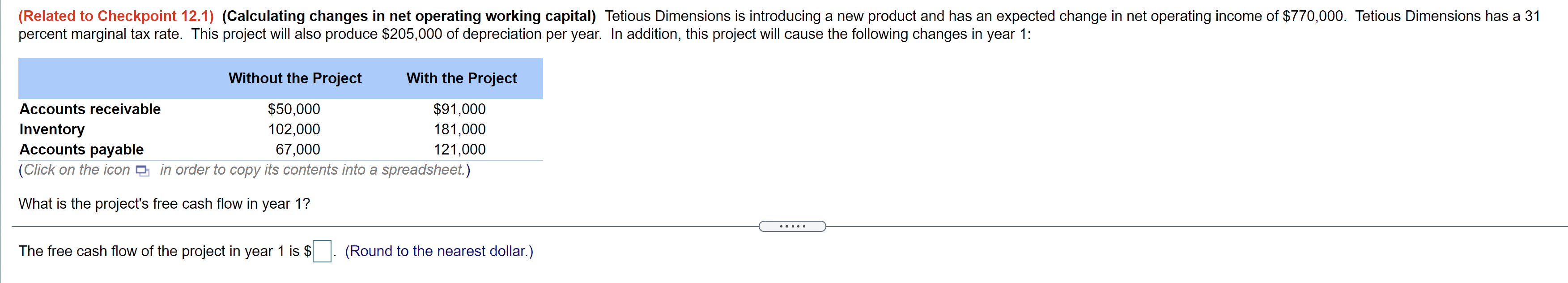 Solved (Related to Checkpoint 12.1) (Calculating changes in | Chegg.com