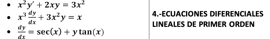 Solved - x2y′+2xy=3x2 - x3dxdy+3x2y=x 4.-ECUACIONES | Chegg.com