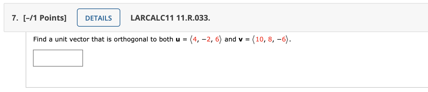 Solved 7. [-/1 Points] DETAILS LARCALC11 11.R.033. Find a | Chegg.com