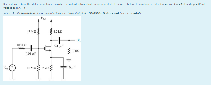 Solved Briefly discuss about the Miller Capacitance. | Chegg.com