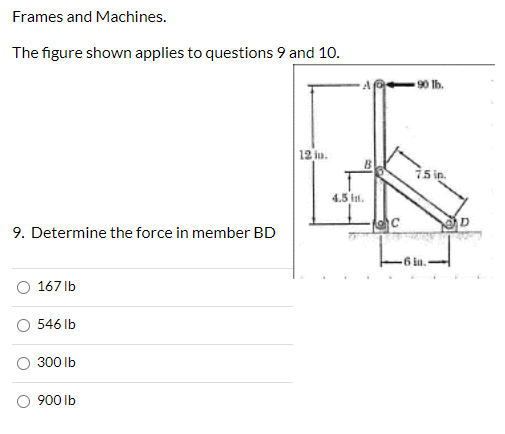 Solved Frames and Machines. The figure shown applies to | Chegg.com