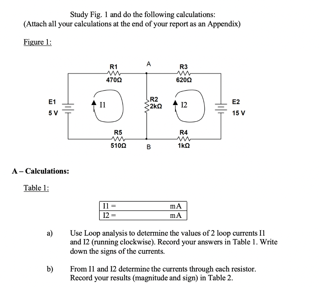 Solved Study Fig. 1 and do the following calculations: | Chegg.com