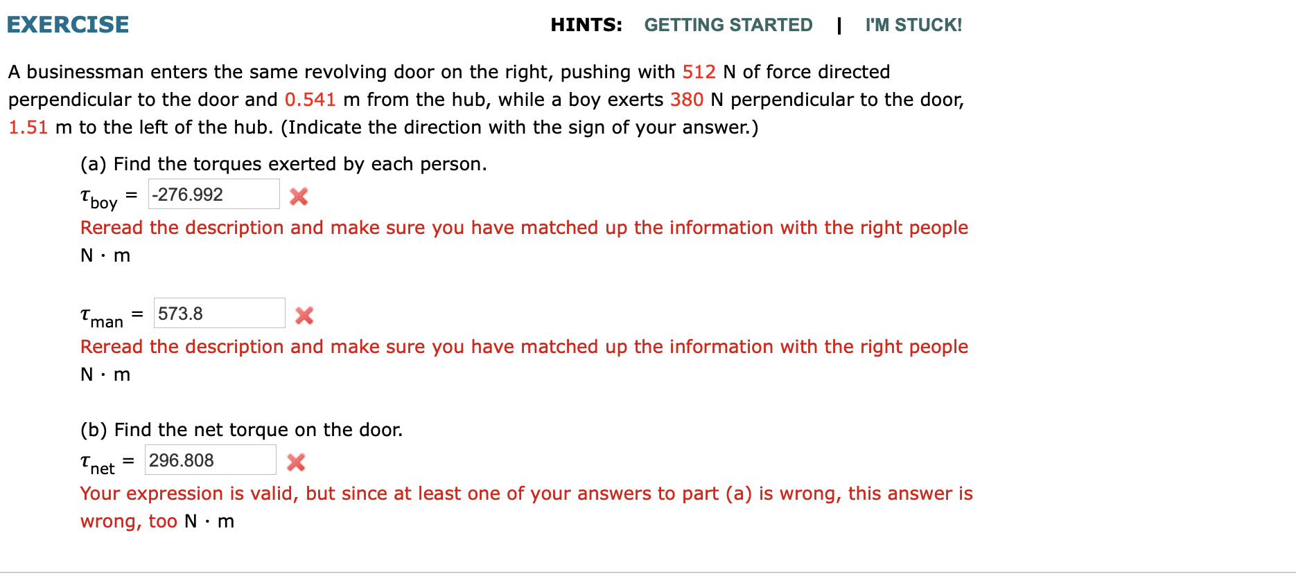 Solved EXERCISE HINTS: GETTING STARTED I'M STUCK! A | Chegg.com