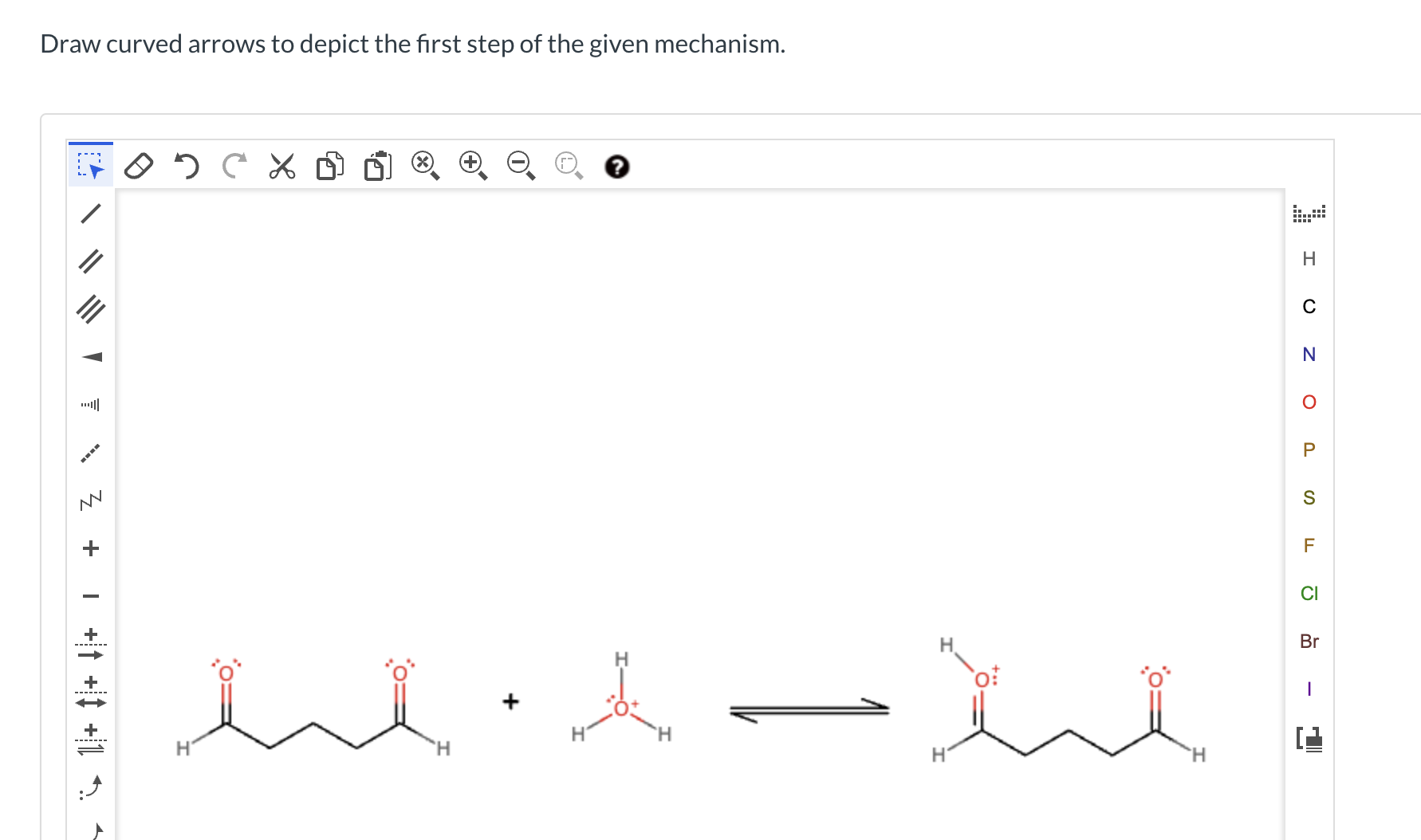 Solved Draw curved arrows for each step of the following | Chegg.com