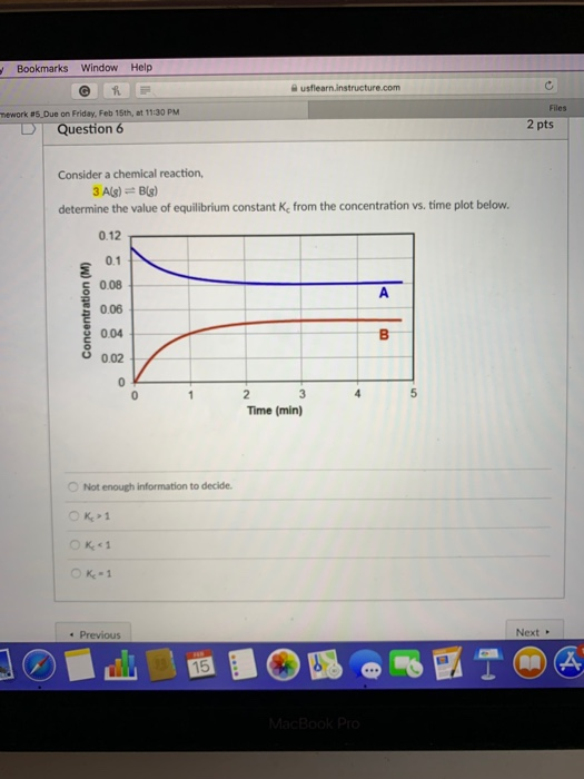 Solved y Bookmarks Window Help usflearn.instructure.com | Chegg.com