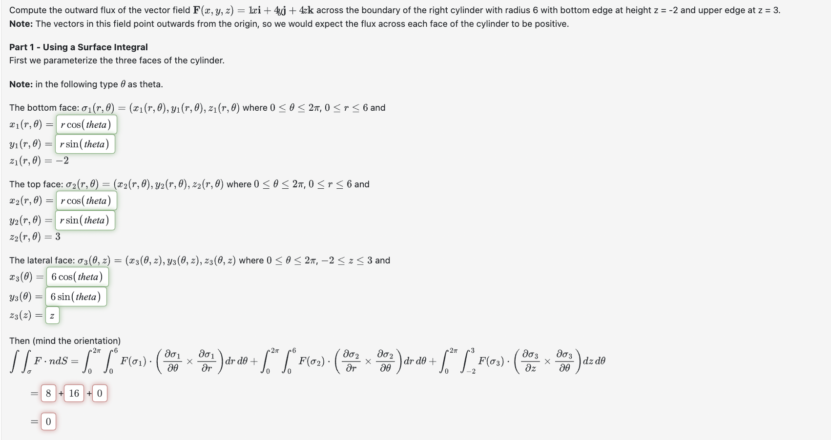 Solved Note: The vectors in this field point outwards from | Chegg.com
