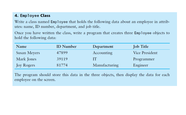 Solved 1. Personal Information Class Design a class that | Chegg.com