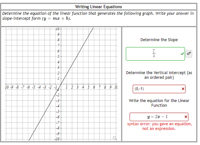 Solved Determine the equation of the linear function that | Chegg.com