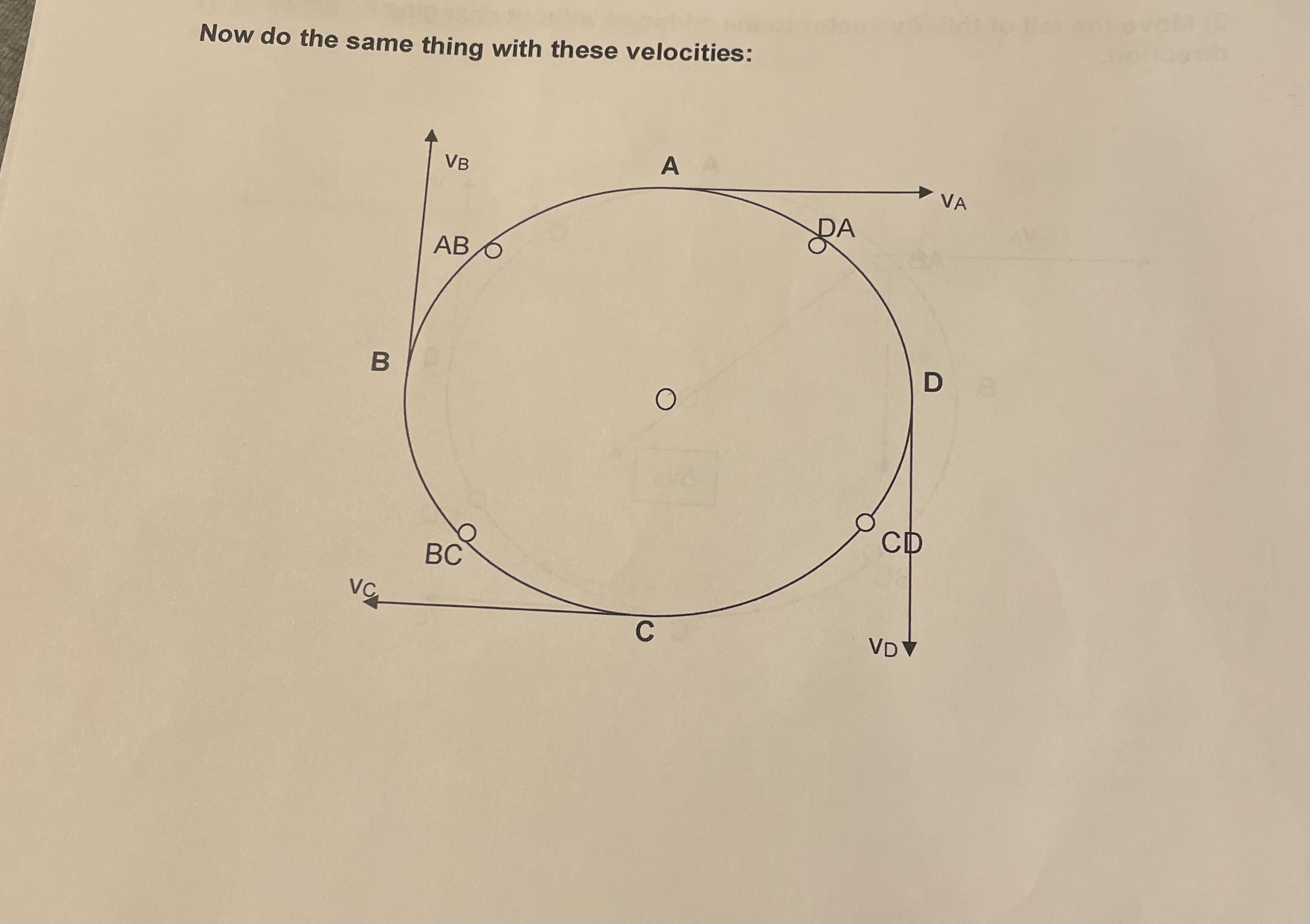 Now use the procedure to dran ΔVCB,ΔVDC, and ΔVDA. | Chegg.com