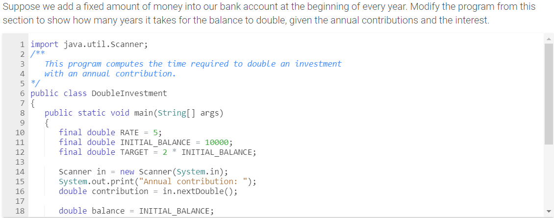 Solved Suppose we add a fixed amount of money into our bank | Chegg.com