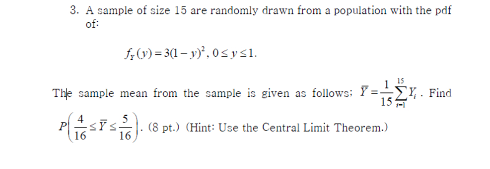 Solved A sample of size 15 ﻿are randomly drawn from a | Chegg.com