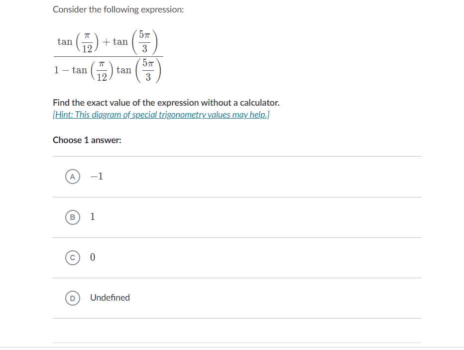 Solved Consider the following expression: | Chegg.com