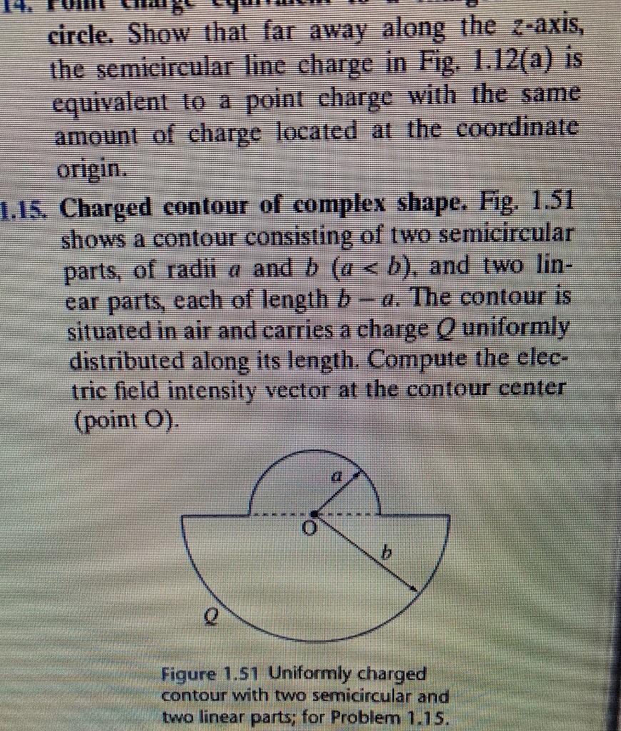 Solved circle. Show that far away along the z-axis, the | Chegg.com