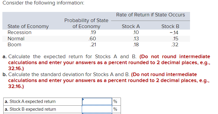 [Solved]: Consider the following information: a. Calculate