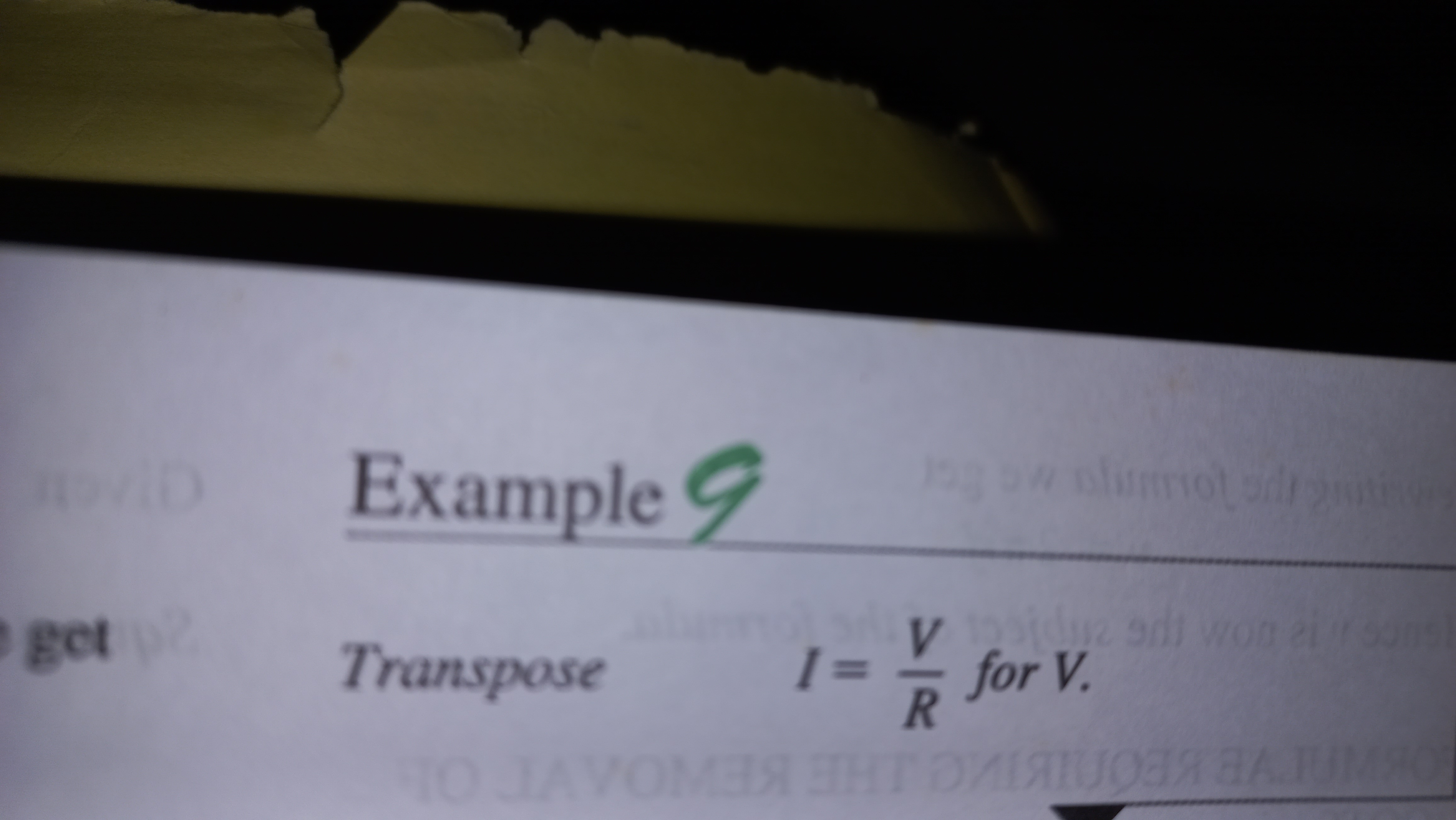 Solved Transpose I=RV for V | Chegg.com