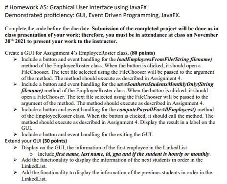 EmployeeRoster code being referenced. package | Chegg.com