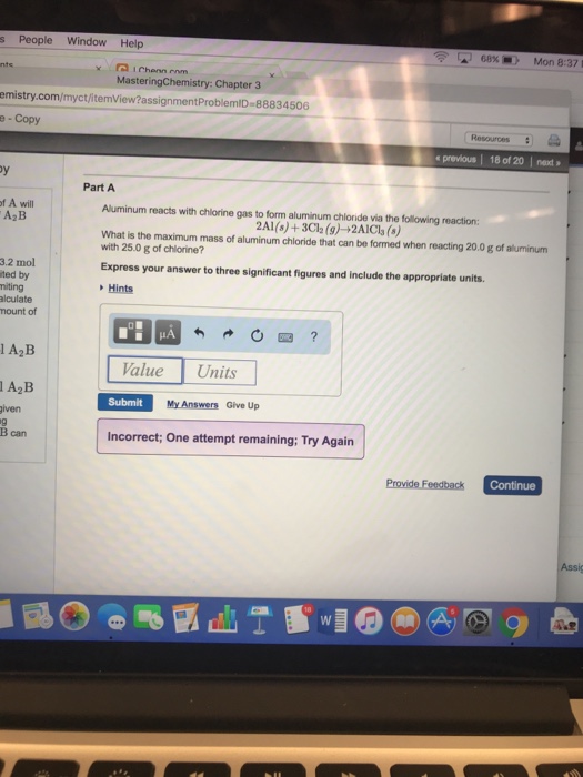 Solved 0.692 mol 13C and to use a sample. Submit My Answers | Chegg.com