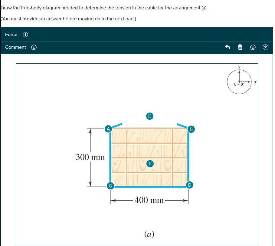 Solved Draw the free-body diagram needed to determine the | Chegg.com