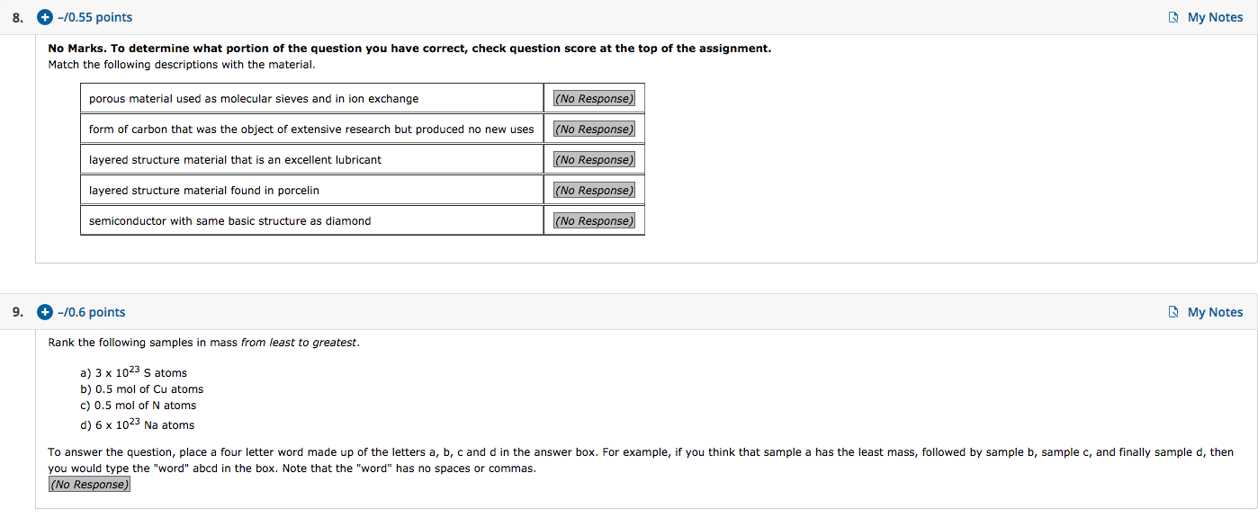 Solved 2. + 0.27/0.55 points Previous Answers My Note No | Chegg.com
