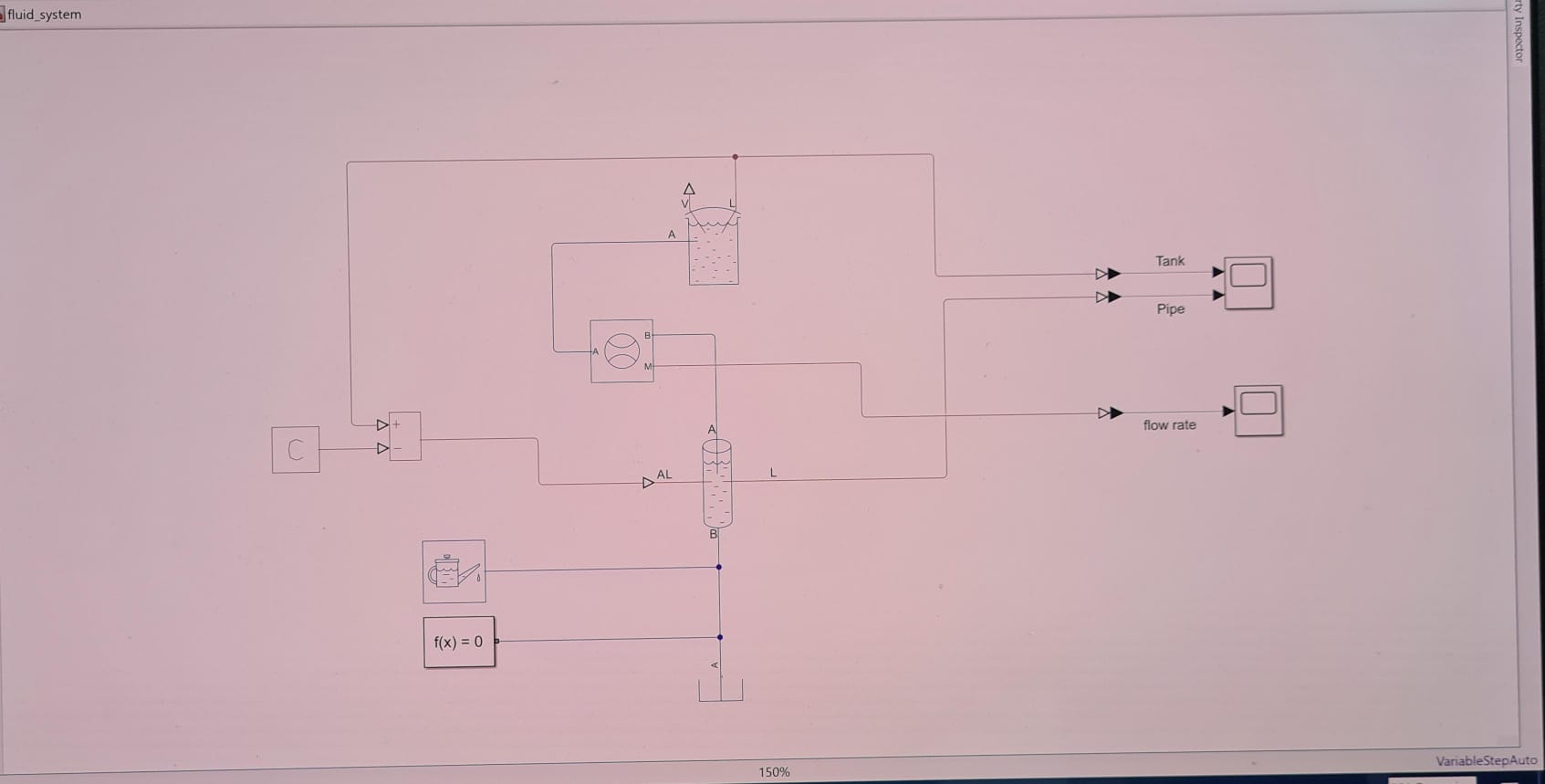 Solved Recreate the fluid level system that was demonstrated | Chegg.com