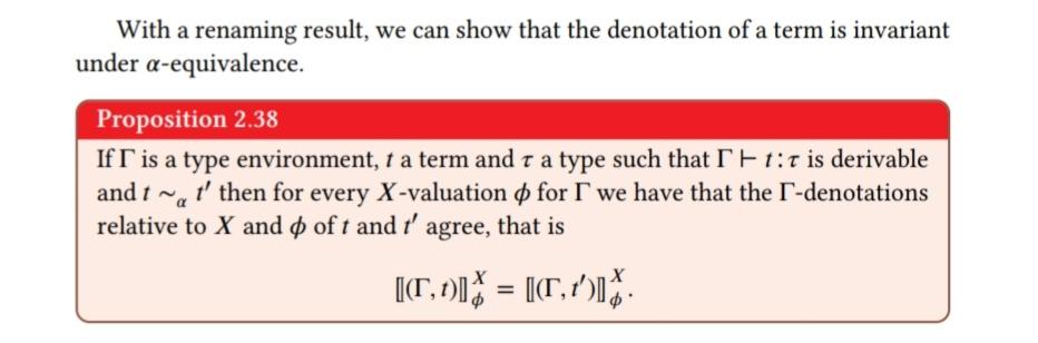 Solved With a renaming result, we can show that the | Chegg.com