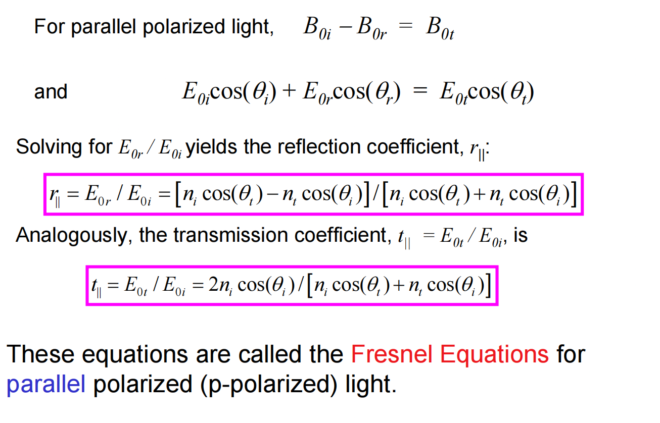 Solved Reflection and Transmission for Perpendicularly | Chegg.com