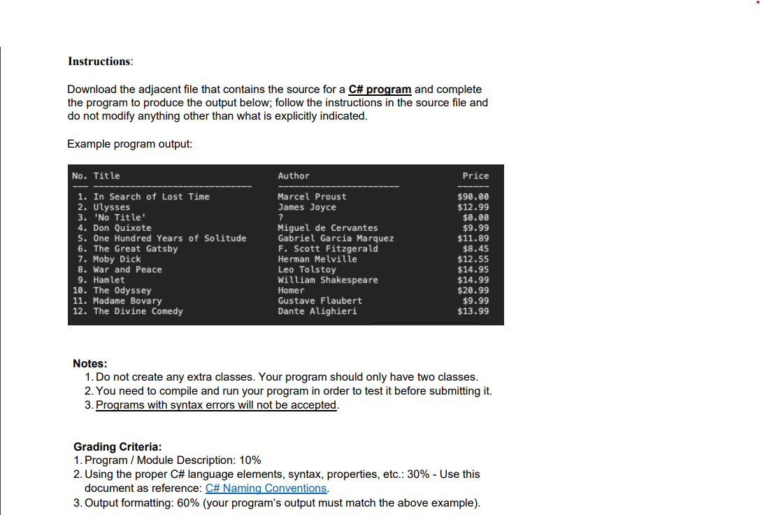 Solved using System; using | Chegg.com