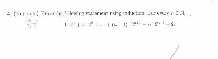 Solved 4. (15 points) Prove the following statement using | Chegg.com