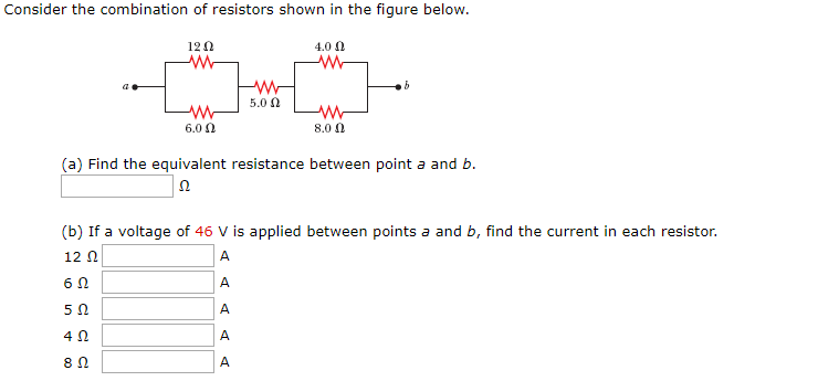 Solved Consider the combination of resistors shown in the | Chegg.com
