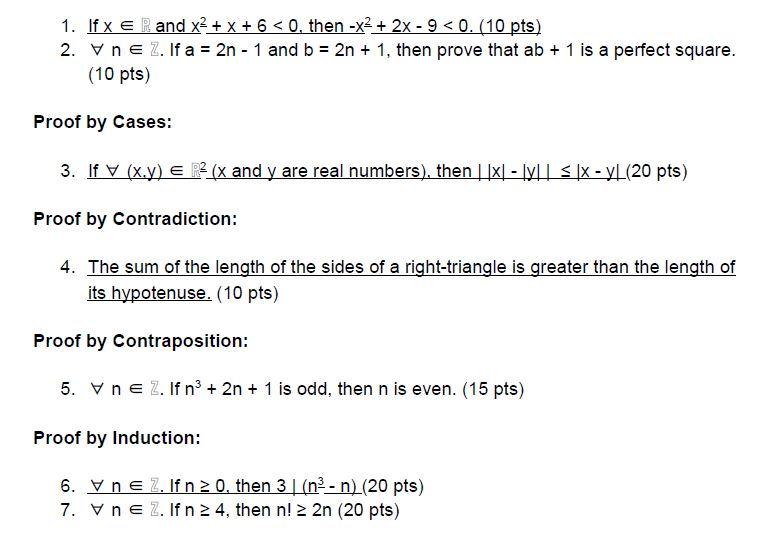 Solved Data Structures and Algorithms Prove the following | Chegg.com