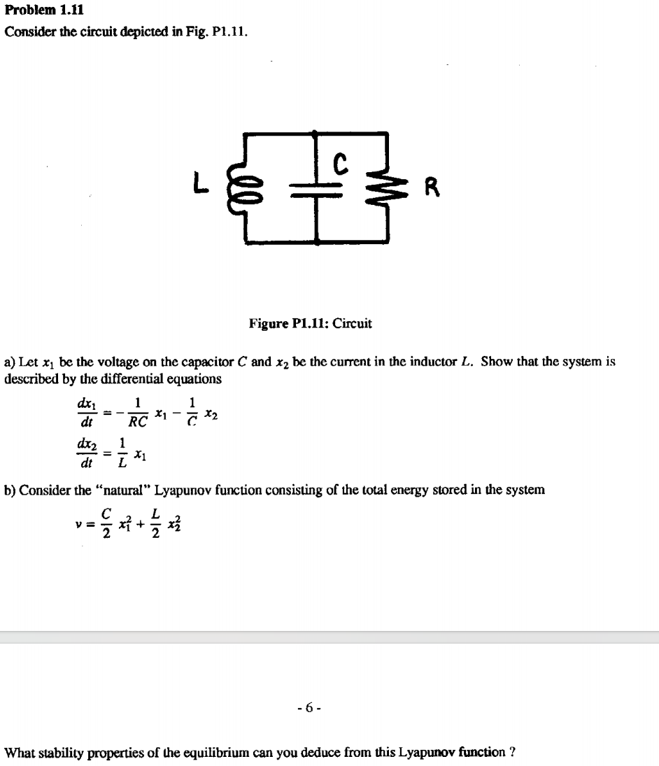 Solved Problem 1.11 Consider the circuit depicted in Fig. | Chegg.com