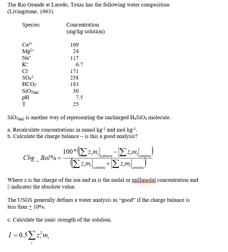 Solved f. Calculate the activity coefficients for Ca2+ and | Chegg.com