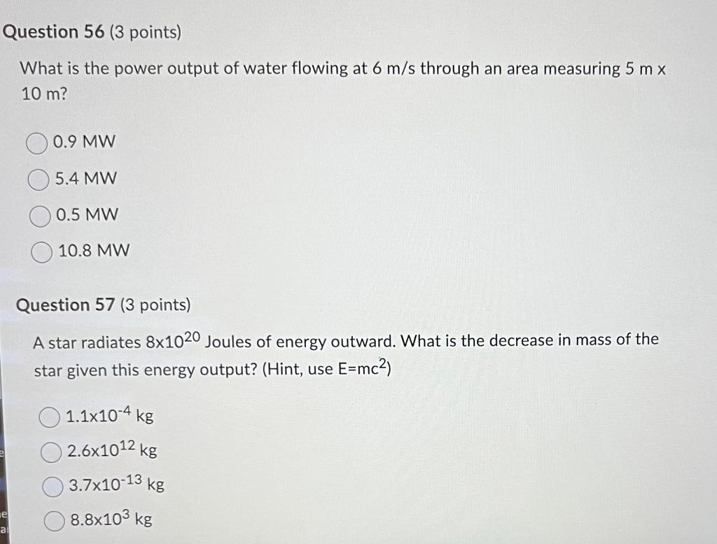 Solved Question 55 (3 points) 、 Saved For the engine in the | Chegg.com
