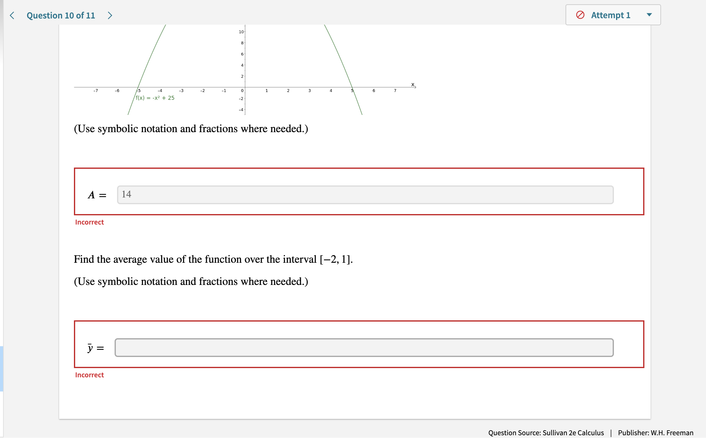 Solved Find the area under the graph of the function | Chegg.com